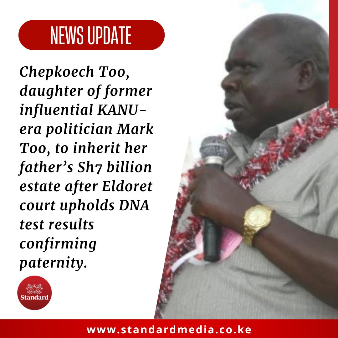 Chepkoech Too, daughter of former influential KANU-era politician Mark ...