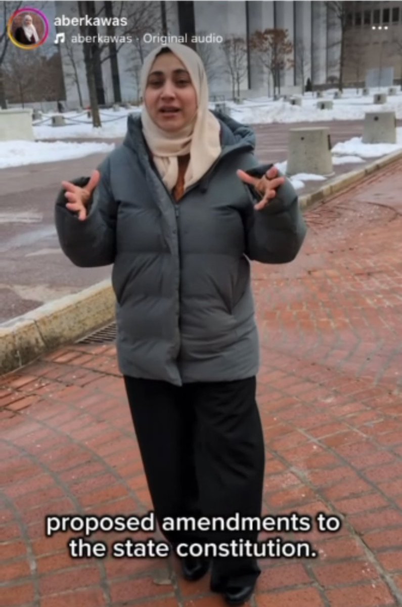 State Senate candidate Aber Kawas posted a video (still up on Instagram ...