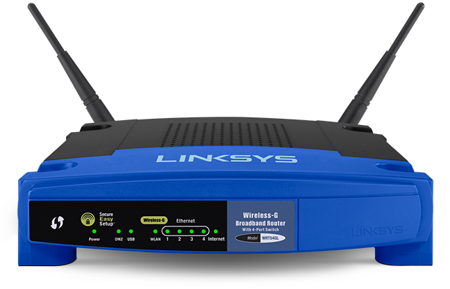 you hold it for a few seconds and the mac turns into a Linksys router ...