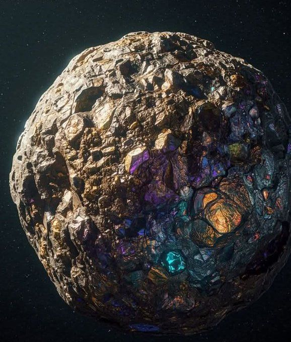 🚨: An asteroid Psyche-16 in our solar system — it contains gold and ...