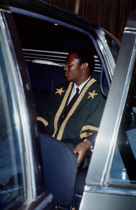 April 1976: Bishop Barnabas Lekganyane, head of the Zion Christian ...