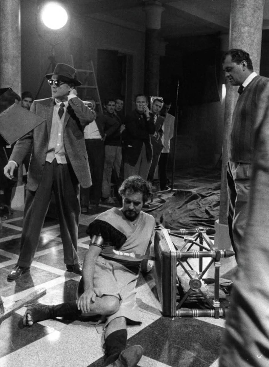 Last image of Tyrone Power while suffering a heart attack on the set of ...