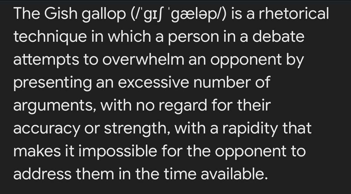 Gish gallop aside, I’m just gonna let you know that your interpretation ...