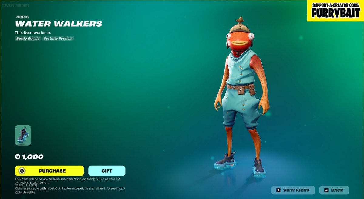 These released a couple of days ago but the Water Walkers are still ...