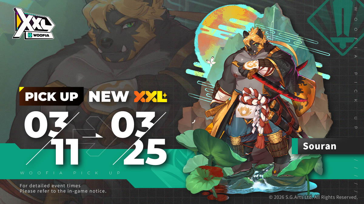 #XXLPickUp #Souran XXL Buddy Pick-Up Summon Now Available! 2026/03/11 ...