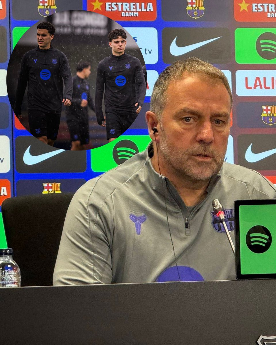 🗣️- Hansi Flick on Xavi Espart and Alvaro Cortes: "When I watch Xavi ...