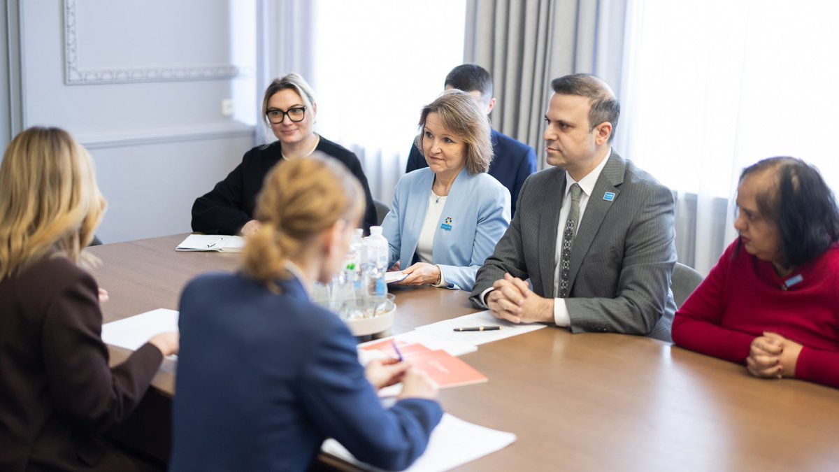 Glad to meet the new head of @UNICEF_UA – Anne-Claire Dufay. We ...