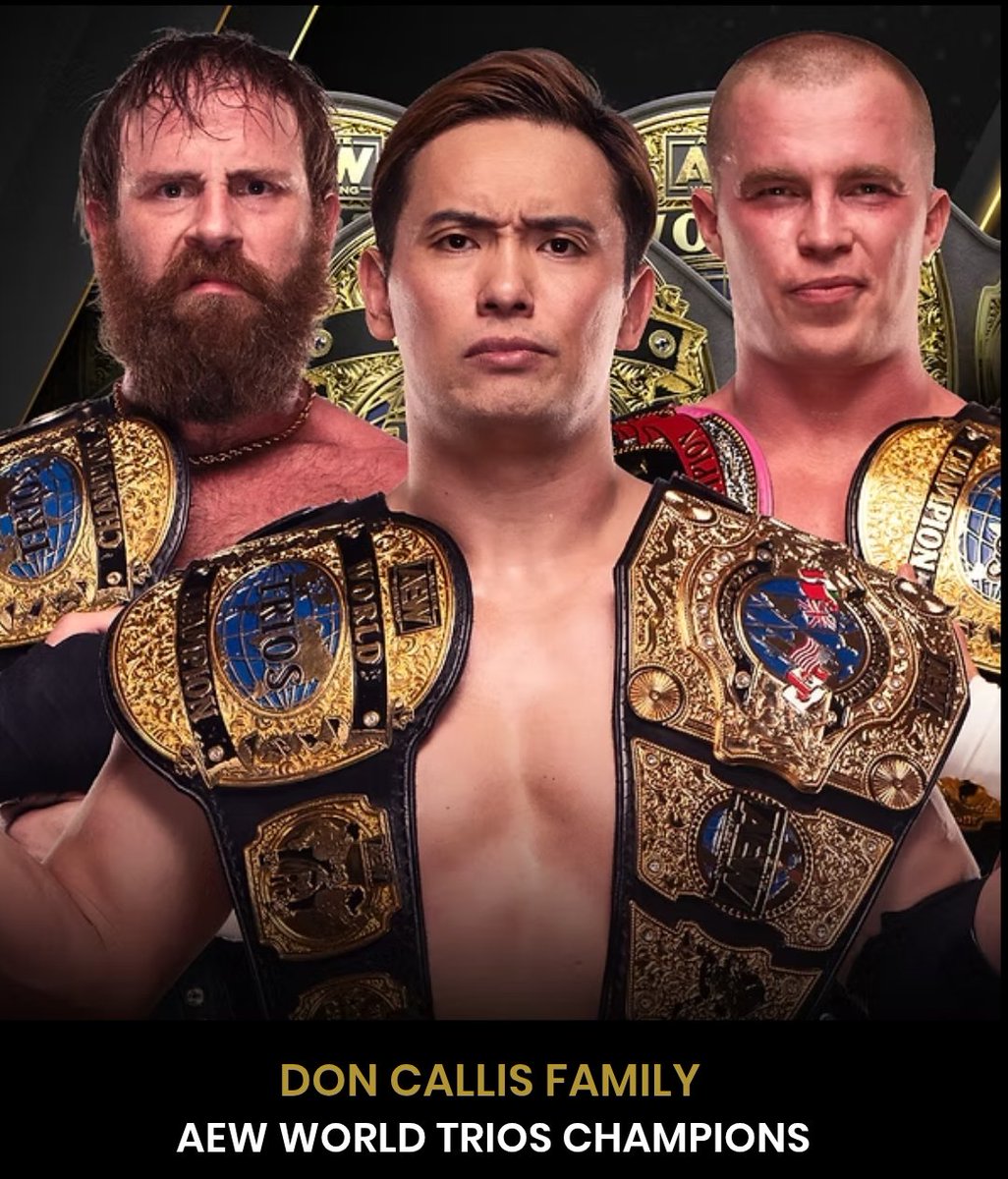 AEW released the new Aichi Open/ProtOkaDavis Trios titles render. THIS ...