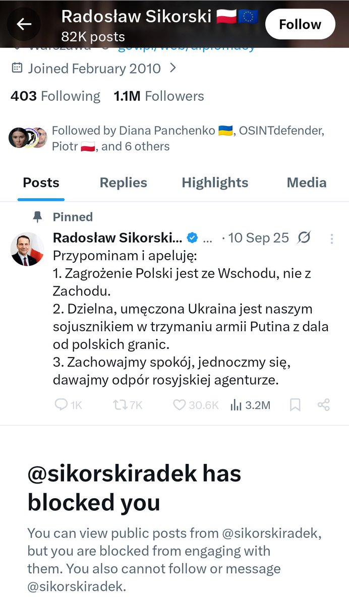 Foreign Minister of Poland blocked me because I called him Banderite's ...