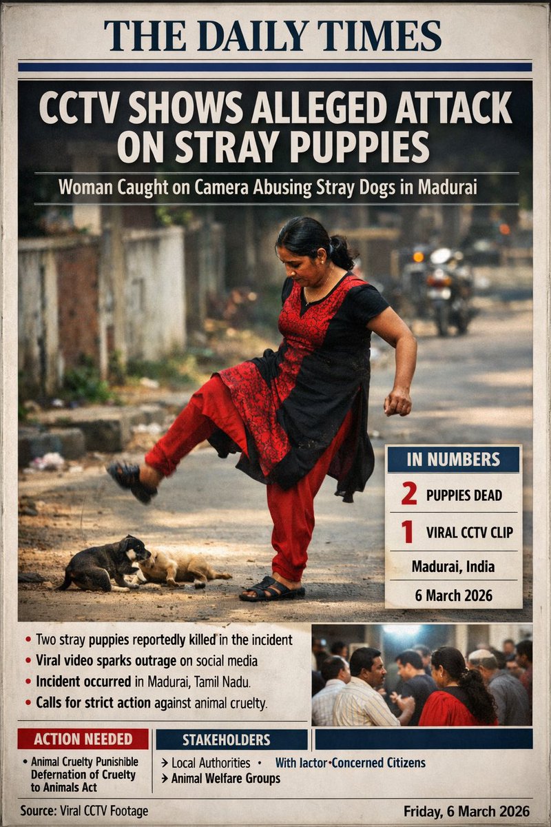 🚨 BREAKING NEWS | SOCIETY • ANIMAL CRUELTY Date: 06 March 2026 📅 ...