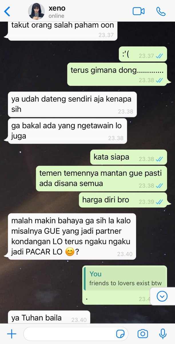 2. saran dari xeno