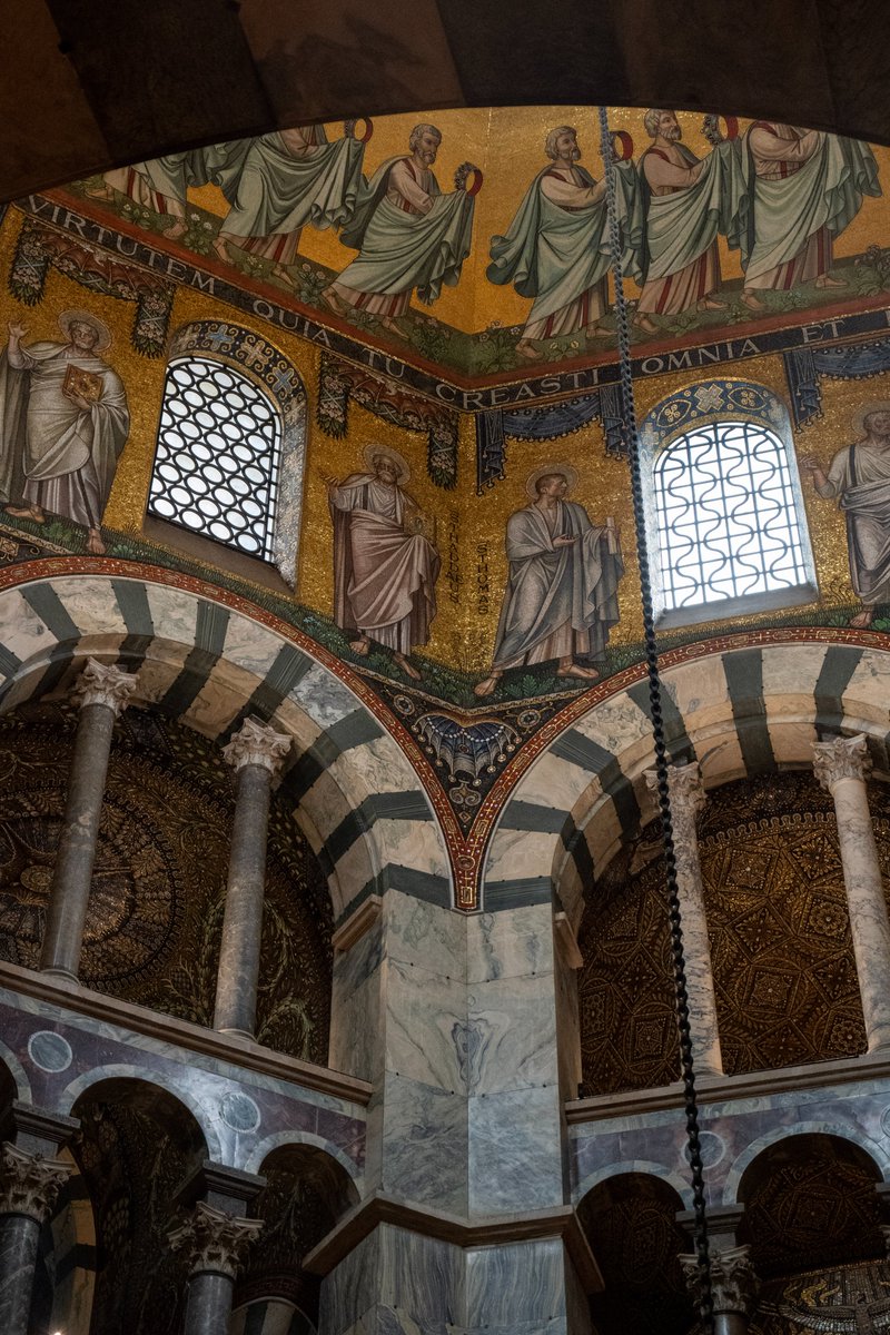 The Palatine Chapel, the last remaining section of Charlemagne's Palace ...