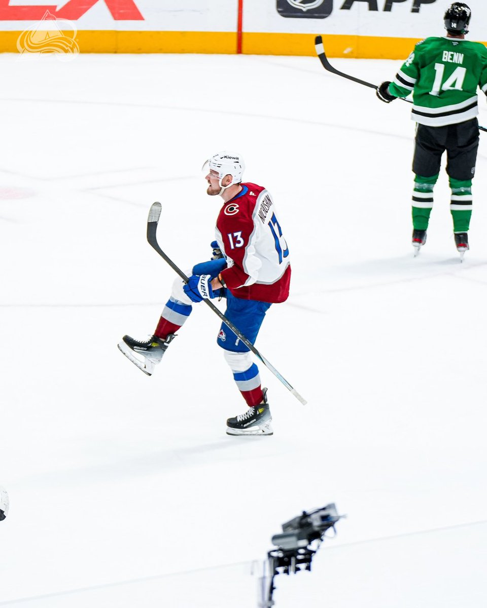 Val Nichushkin (no. 13) tied the game with 13 seconds left for his 13th ...