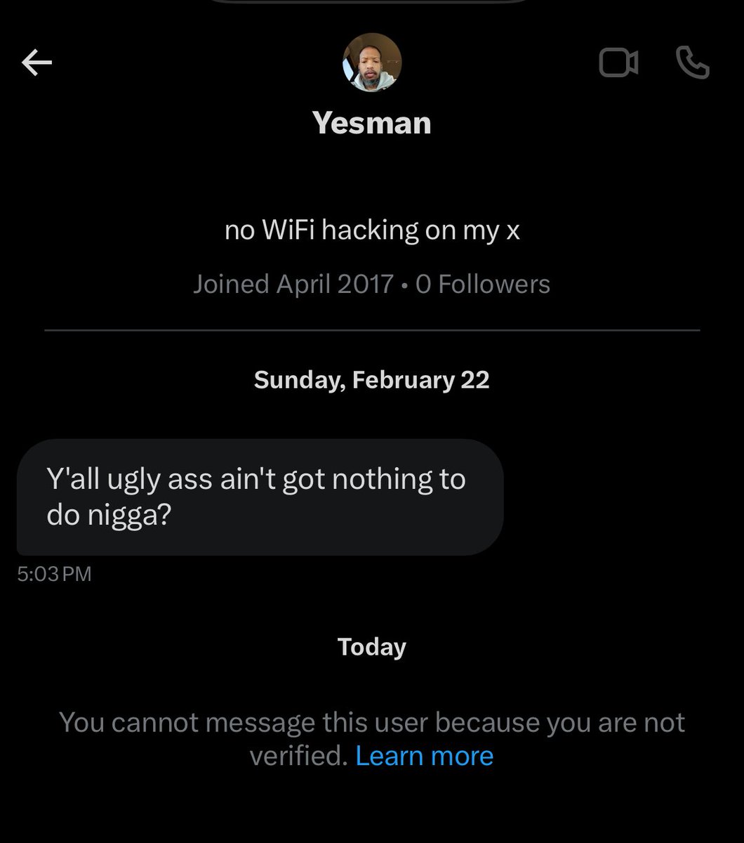 I have no idea what he mad about because I’ve never tweeted him but ...