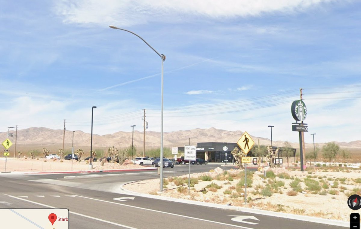 @mnolangray Reminds me a little of the Starbucks in Jean, NV.
