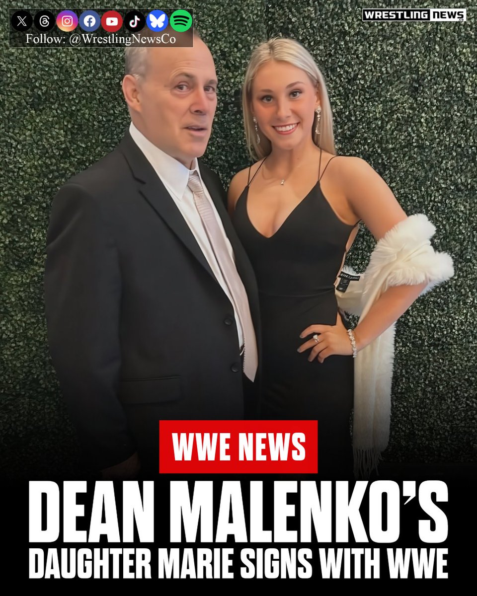 Congratulations to Marie Malenko, daughter of the legendary Dean ...