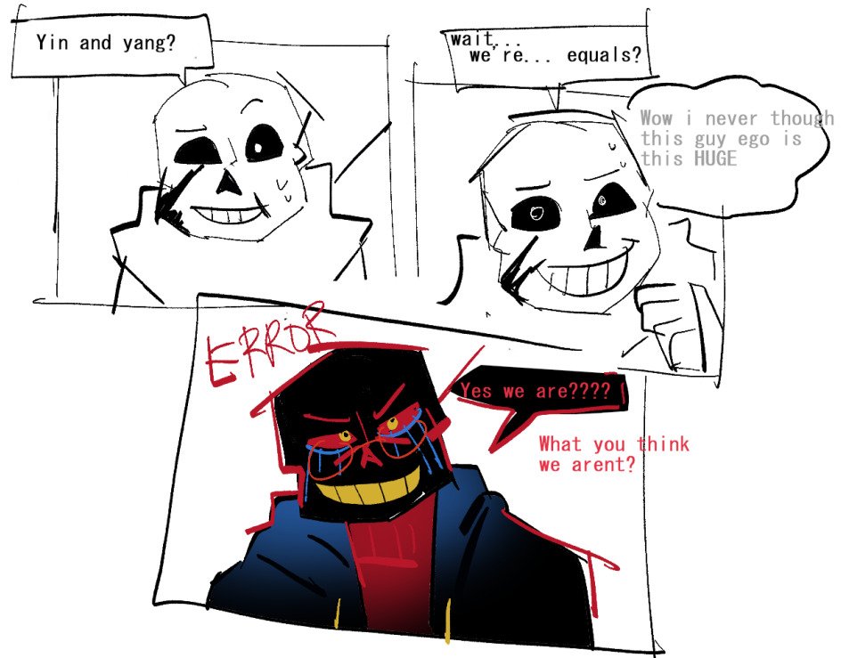 One of my earlier works. My favorite headcanon about Error is that he's ...
