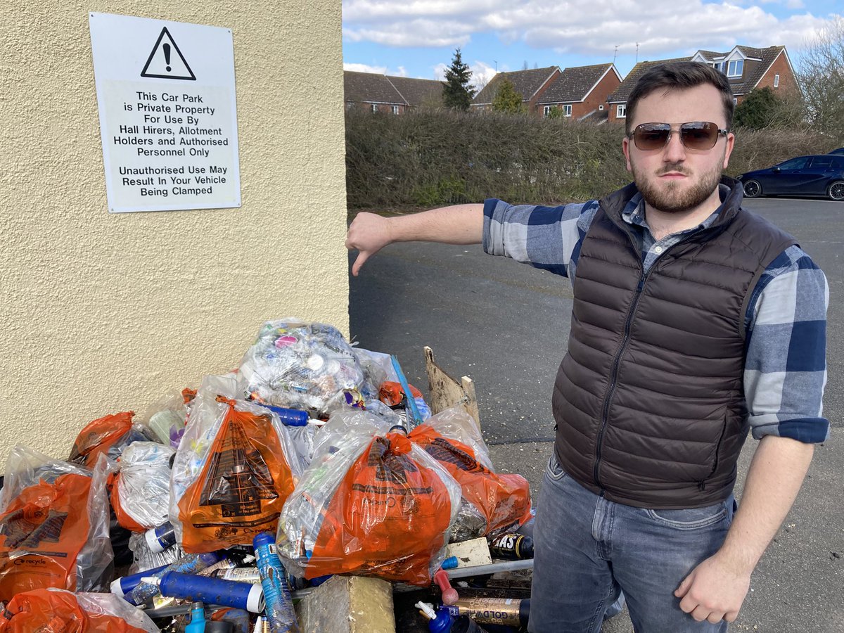On this trip we had actually collected about 30 gas canisters and 20 or ...