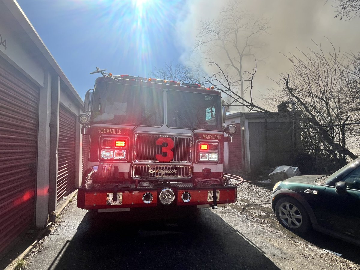 More….Dover Rd, Rockville, smoke can be seen from miles away, fire is ...