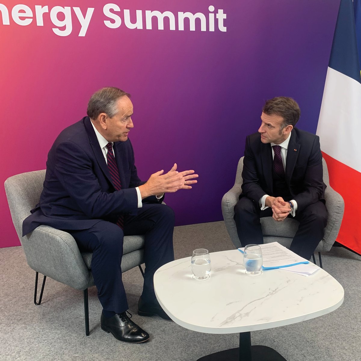 Today, on the margins of the Nuclear Energy Summit in Paris, France ...