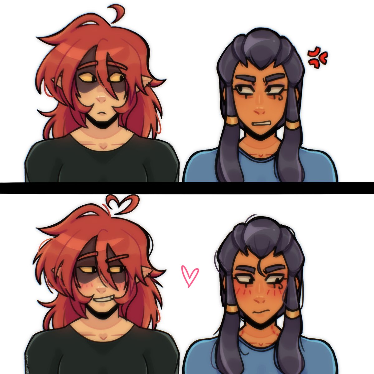Aquí con una paleta de colores más cálida(? JSKKDJJSJS En fin, mis ...