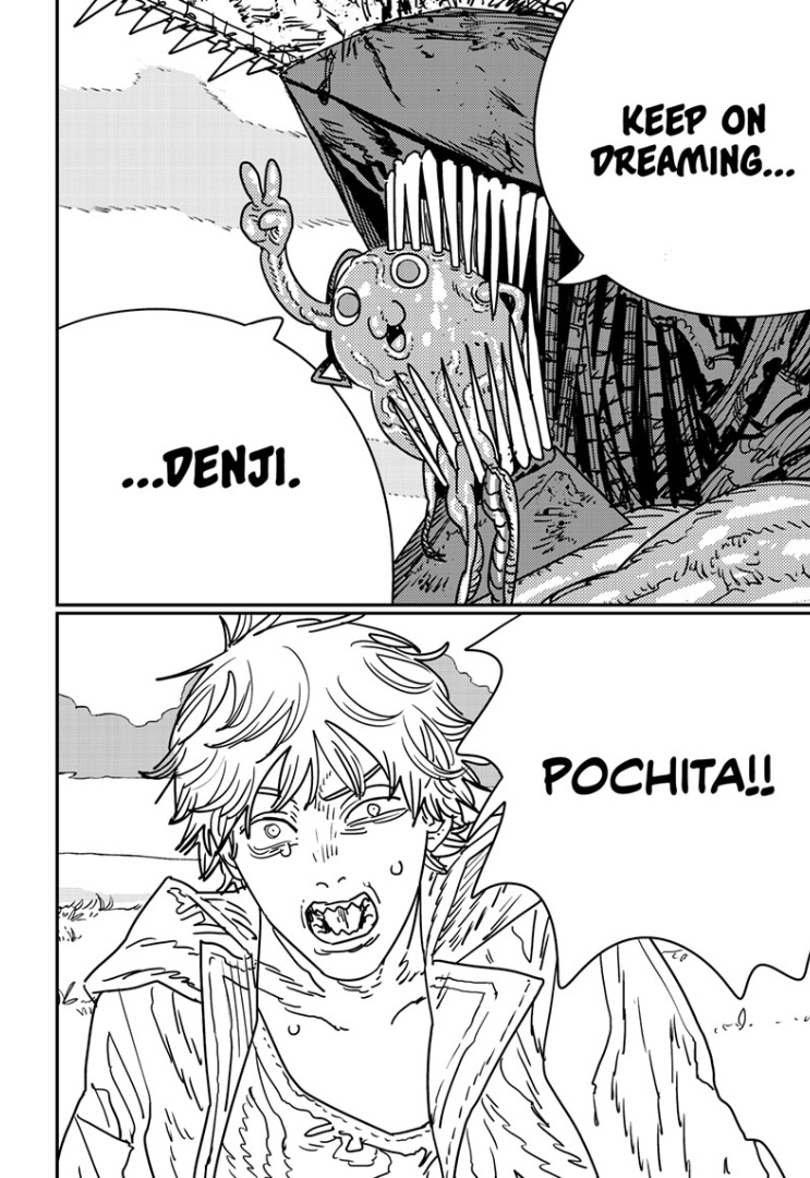 Pochita was so bored of Denji vs Yoru he killed himself for funsies