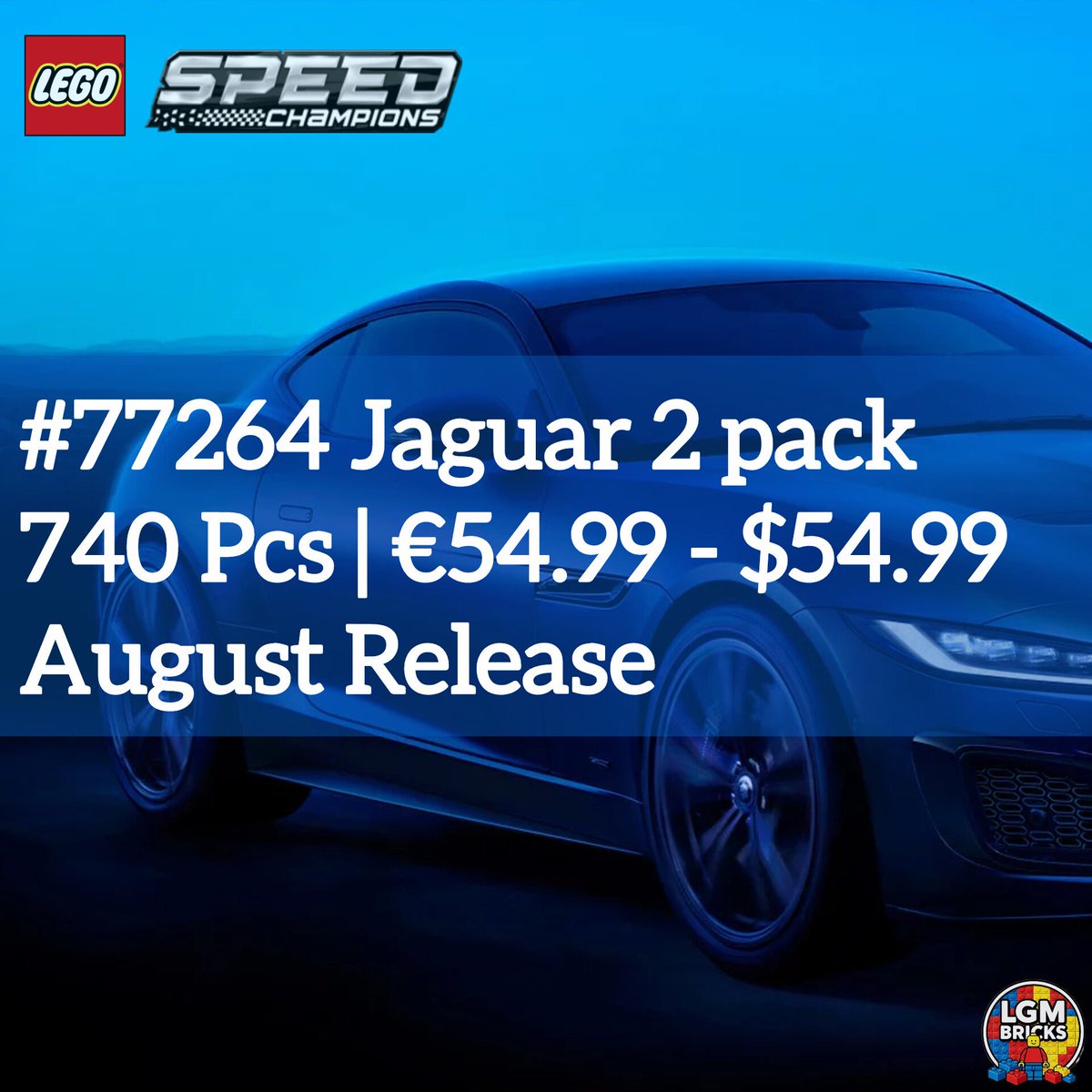 Lego News Speed Champions #77264 Jaguar 2 pack 740 Pcs | €54.99 - $54. ...