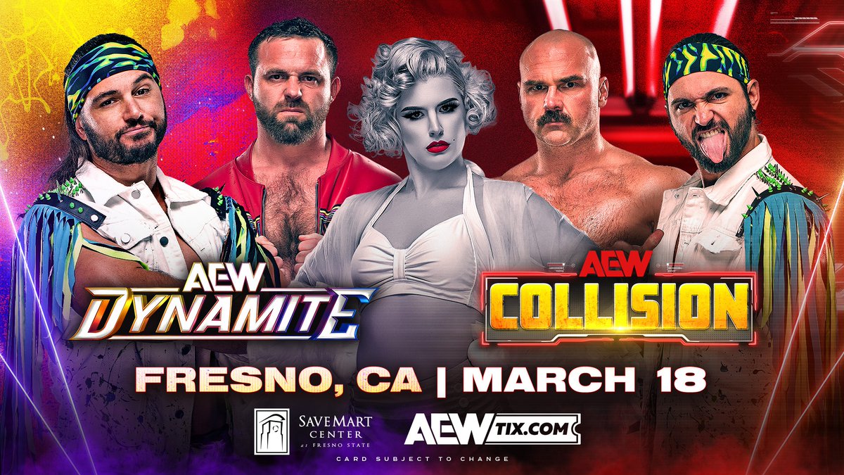 FRESNO! @AEW returns to Central California with ONE night of LIVE ...