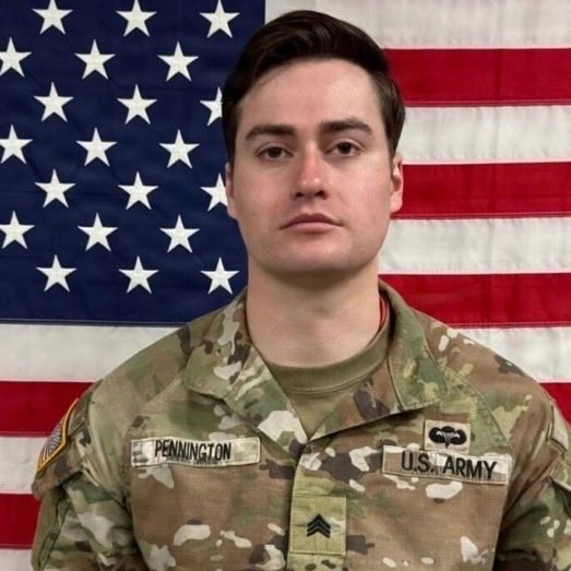We lost a good man on Sunday. Sgt. Benjamin Pennington was just 26 ...
