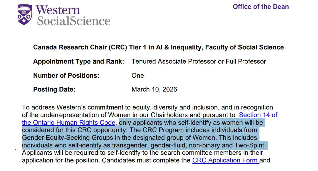 .@WesternU just posted a job for a tenured professor of "AI ...