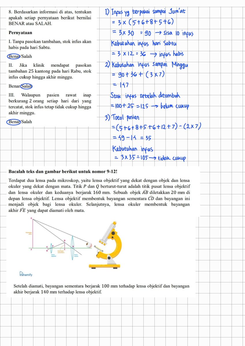 Pembahasan soal PM TO 11 mipy (pahamify) UTBK/SNBT 2026. Boleh koreksi ...