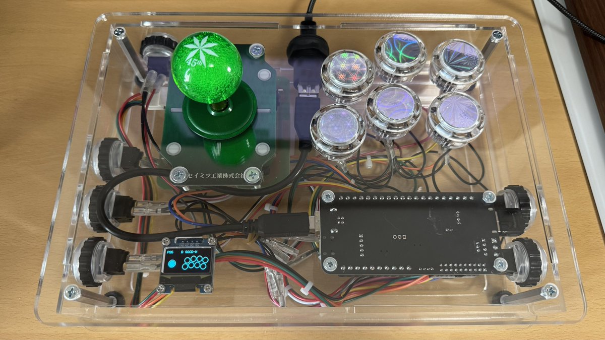 처음으로 스틱 하나 만들었음 케이스: Eternal Rival Fightstick mini 레버: 세이미츠 LS-32-01-MS ...
