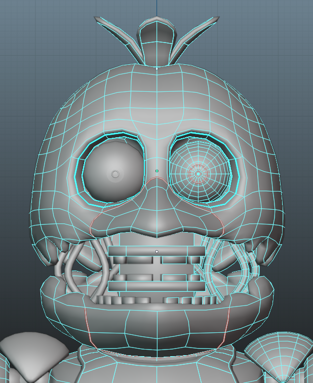 An "I6NIS Old Chica" model commission from @DudeSoupProd!! Had lots of ...