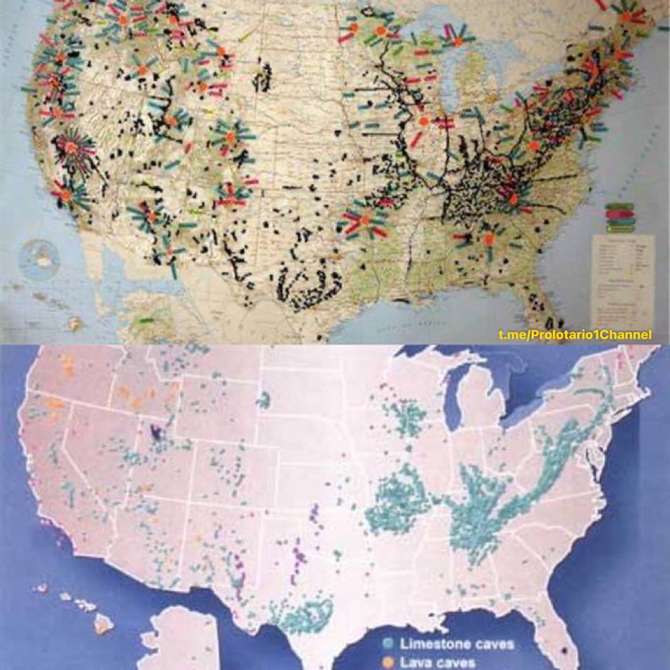 Are missing people going underground. 💯💯💯 The top map represents ...