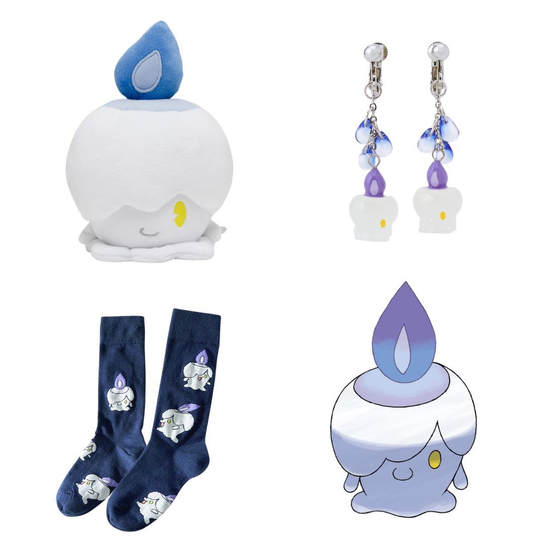 Litwick is a small, candle-like, dual-type Ghost/Fire Pokémon with a ...