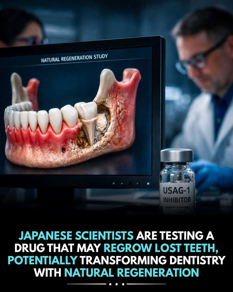 🦷 BREAKING: Japan’s Tooth Regrowth Drug Just Hit Phase 2 in 2026 ...