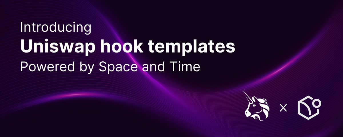 Introducing new templates for building @Uniswap hooks, powered by Space ...