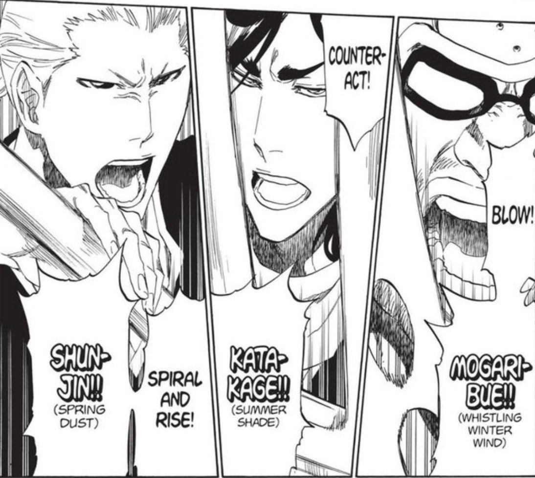 This mf tried to slander Bleach by using a split screen panel that ...