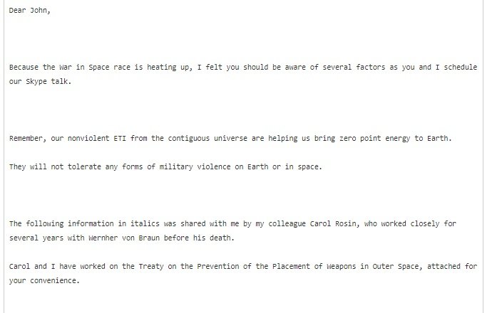 The $UFO emails from the 2016 Jon Podesta Wikileaks gives us the main ...