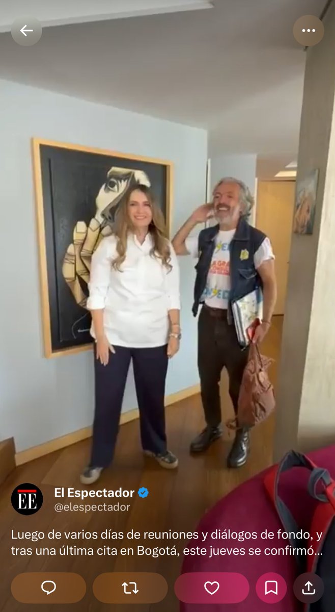 Paloma Valencia con un cuadro de Guayasamín… es el verdadero pa lo que ...