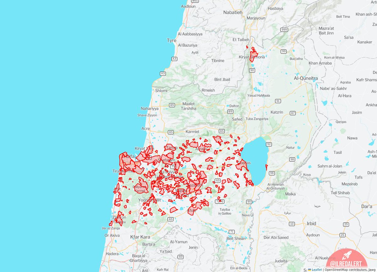 🔴 Rocket Alert [01:53:02] - 212 Alerts 🔴: • HaMifratz — Tel Regev ...