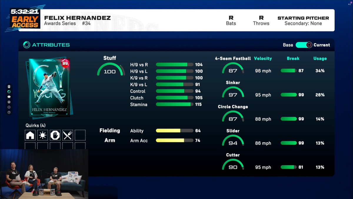 FINAL LIVE SERIES REWARDS AL Felix Hernandez NL Albert Pujols MLB Troy ...
