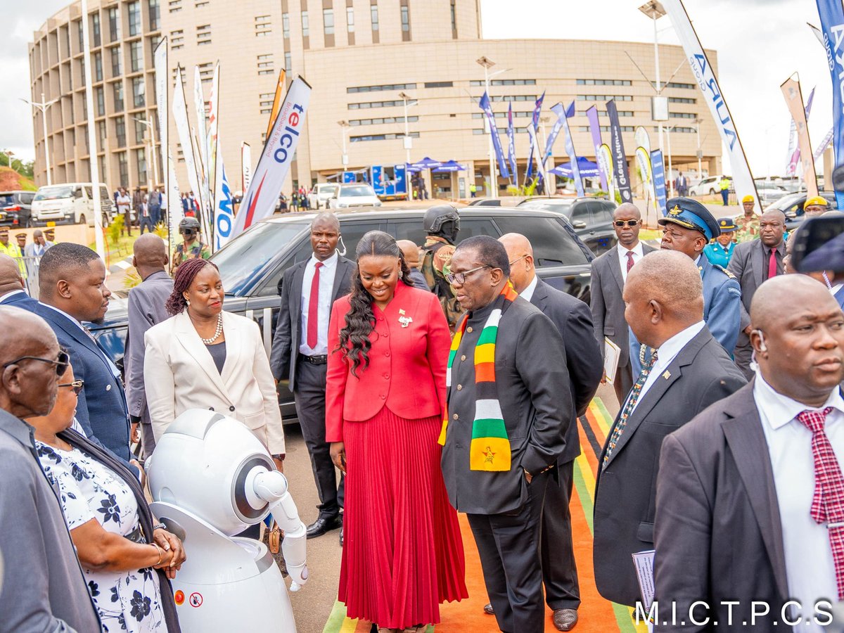 Today, I was honoured to join President @edmnangagwa at the launch of ...