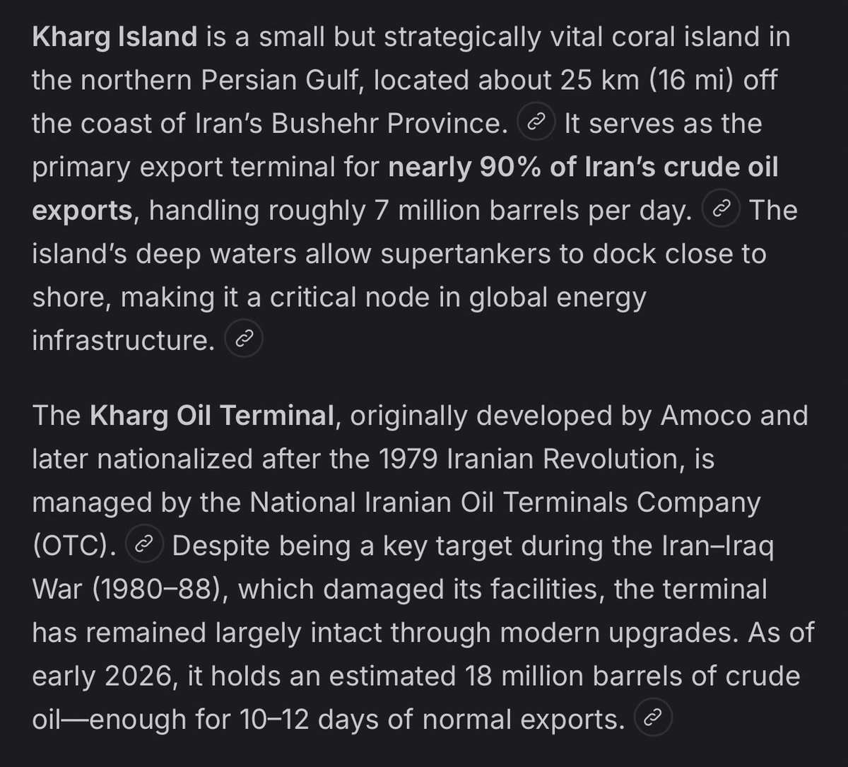 Let’s talk about Kargh Island. That island sits 16 miles off the ...