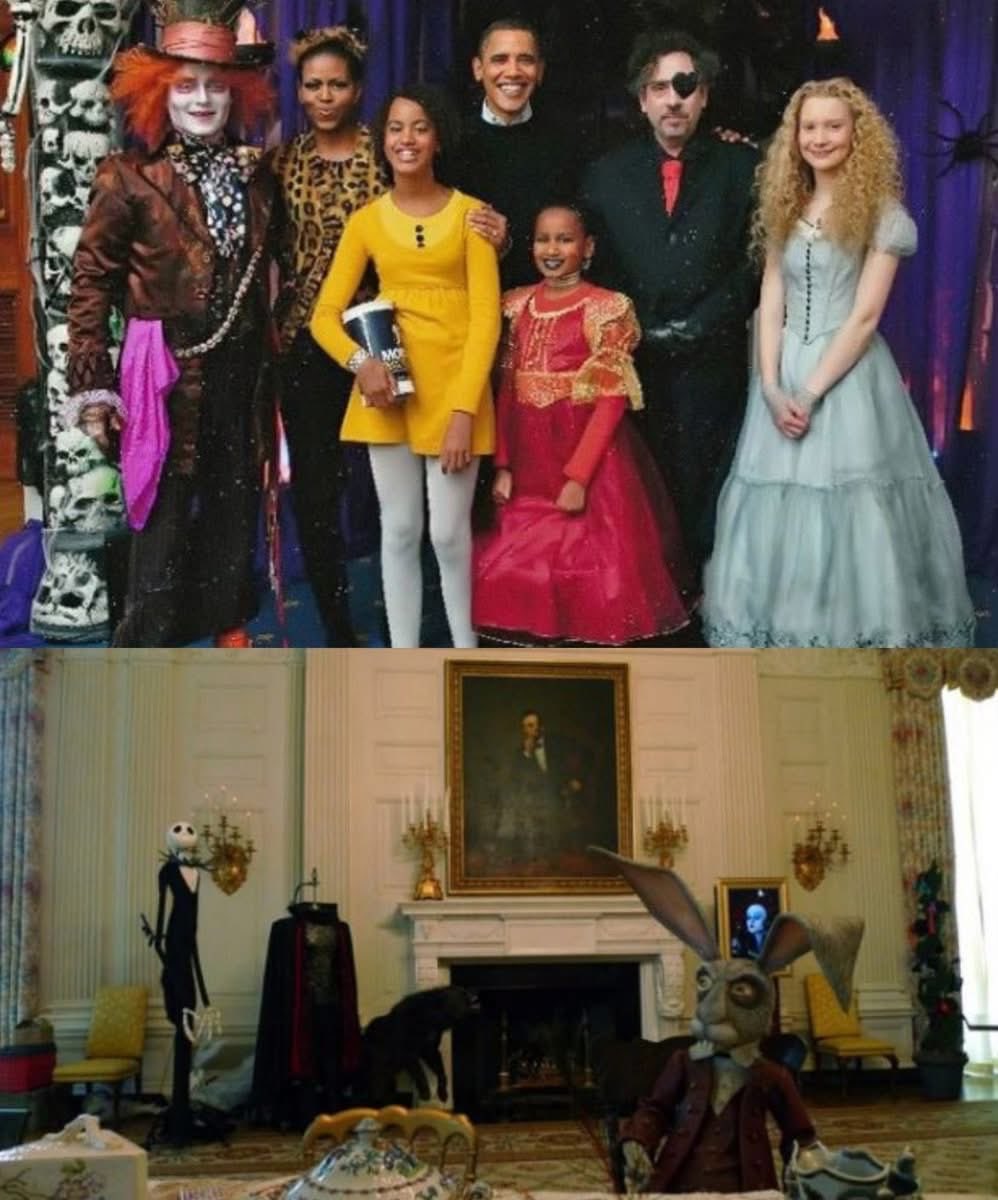 OBAMAS GEHEIME ALICE-IM-WUNDERLAND-PARTY The Obamas hosted a secret ...