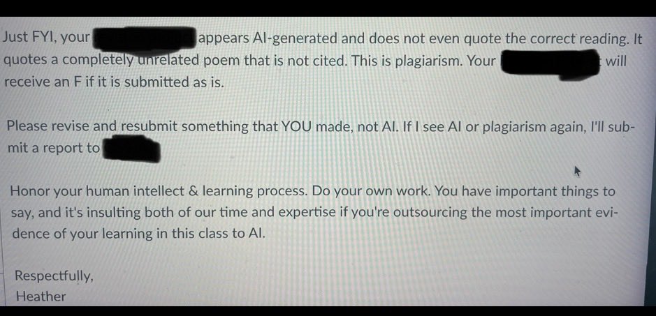 Caught another one. Identical issue. Quotes a completely unrelated poem ...
