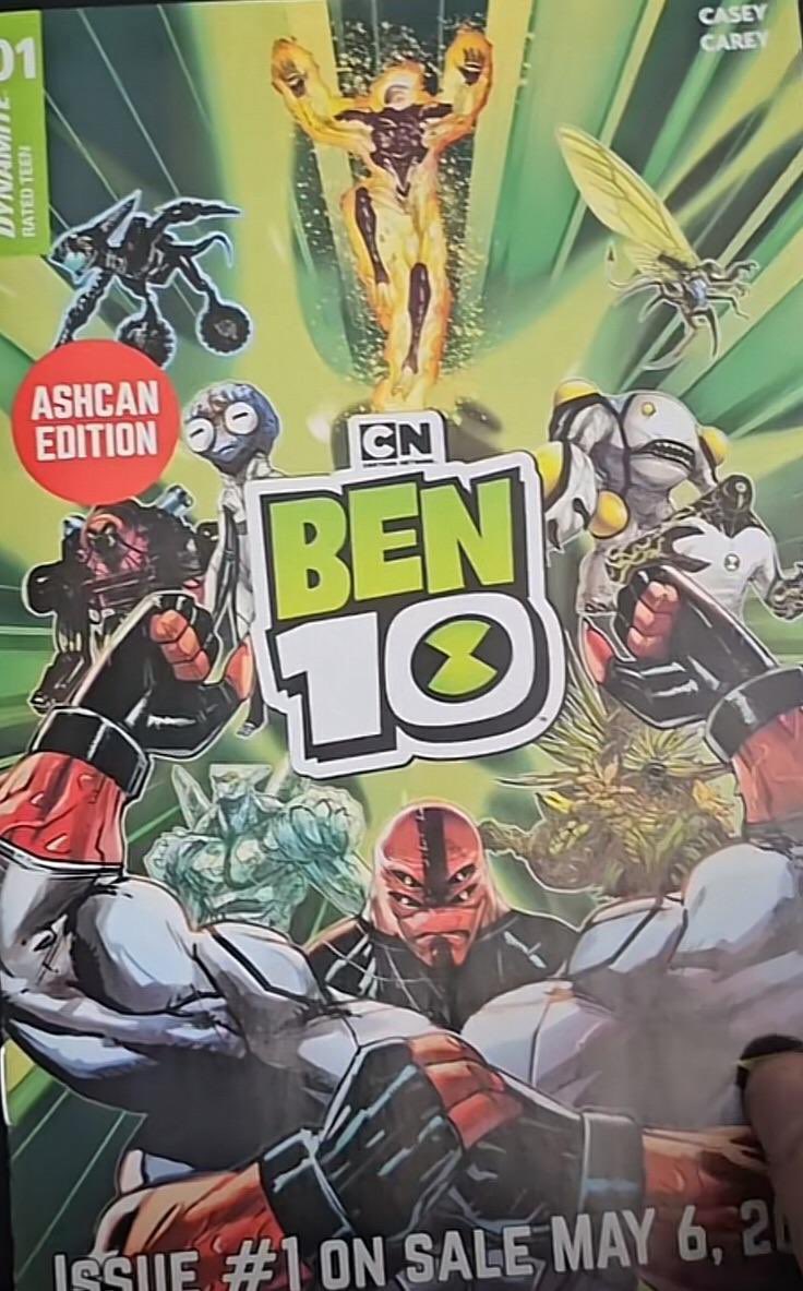 A 10 page preview of the upcoming Dynamite “Ben 10 #1” comic was sold ...