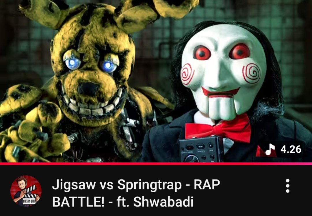 The Best Springtrap rap battle both lyrics and character wise