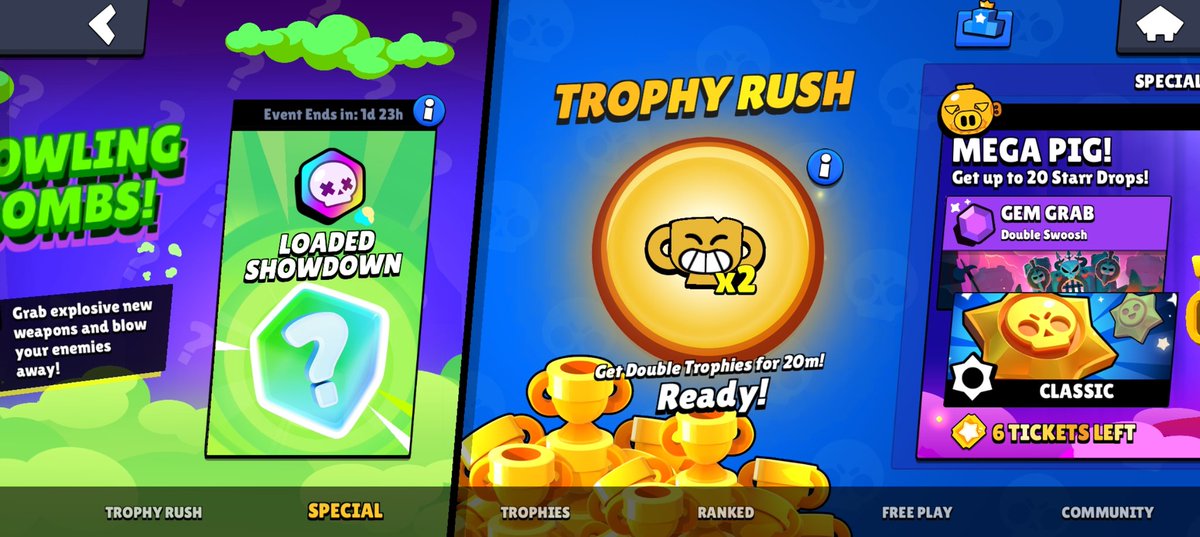 🌟Trophy Rush is now Available! ⚙️Once you start it the rush will be ...