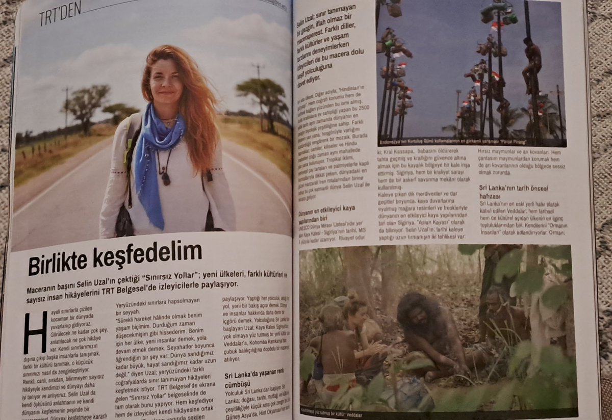 @ifkoparan Trt Vizyon Dergisi'ni karıştırırken "içimizden biri" ile ...